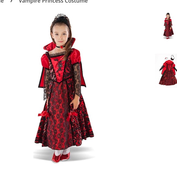 Teetot and Co | Costumes | Vampire Princess Halloween Costume Size 34 | Poshmark